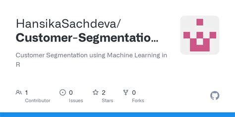GitHub HansikaSachdeva Customer Segmentation In R Customer Segmentation Using Machine