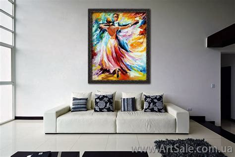 Картина маслом купить Танцующая пара Картина купить купить картину купить картину киев