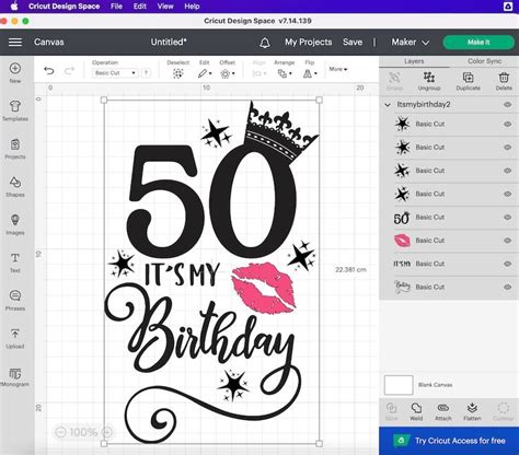 50 Es Mi Cumpleaños Svg 50 Y Fab Svg 50 Cumpleaños Svg Para Mujeres