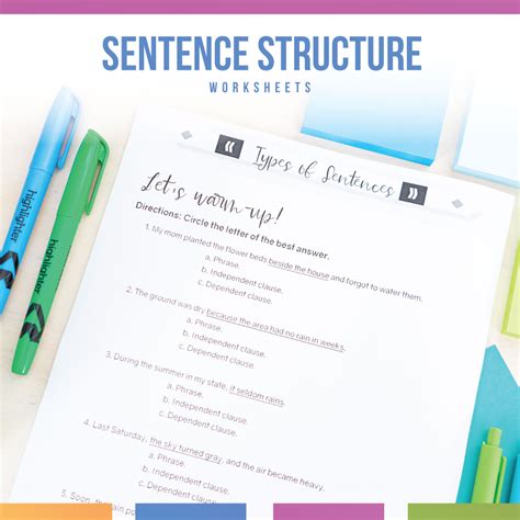 Compound Complex Sentence Worksheet