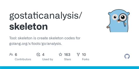 Github Gostaticanalysis Skeleton Tool Skeleton Is Create Skeleton Codes For Golang Org X