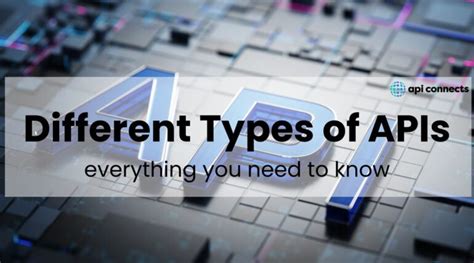 different types of apis everything you need to know