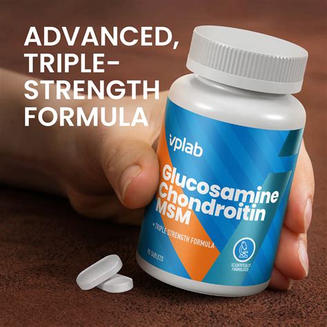Vplab Glucosamine Chondroitin MSM | Joint Support | Vplab Nutrition