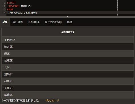 【oracle】distinctで重複レコードを除外する stellacreate