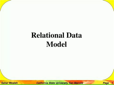 Ppt Relational Data Model Powerpoint Presentation Free Download Id 5595619