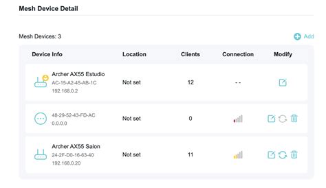 EasyMesh Satellite Router Not Showing Any Connected Clients Home Network Community