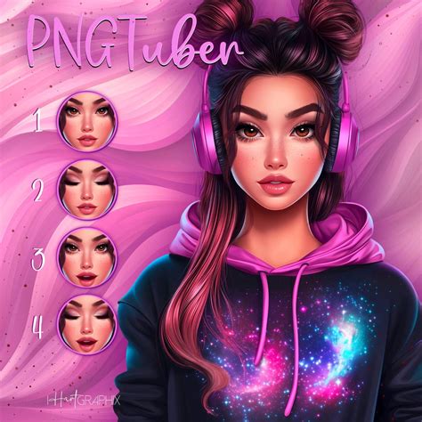 Female Vtuber Pngtuber Vtuber Model Twitch Vtuber Assets
