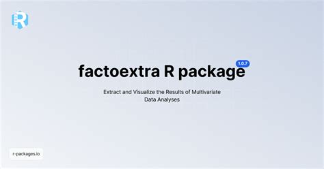 Factoextra R Package Documentation R Packages