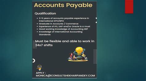 Monica Mehra On Linkedin Hiring Accountspayable Gurgaon Noida Delhijobs Delhi Kpo Bpo