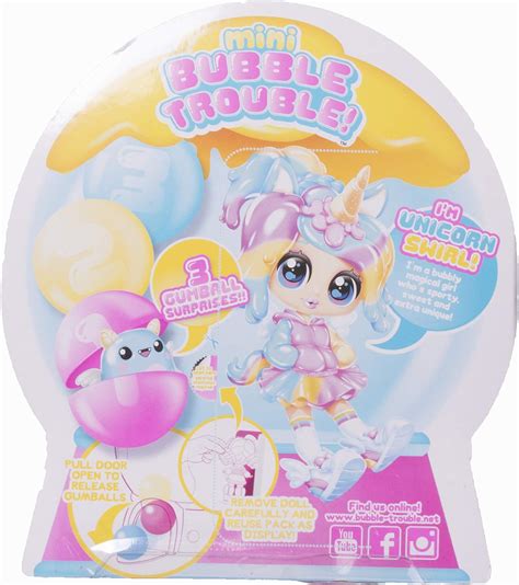 Bubble Trouble Mini Unicorn Swirl