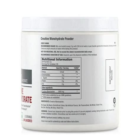 Powder Gnc Pro Creatine Monohydrate Non Prescription Treatment Muscle Growth At Rs Piece
