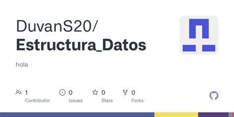 GitHub DuvanS20 Estructura Datos Hola