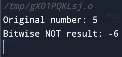 Bitwise Operators In C DataFlair