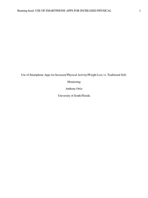 Ebp Synthesis Paper Pdf Obesity Physical Exercise