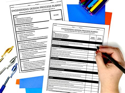Engineering Design Process Rubric Stem In The Middle