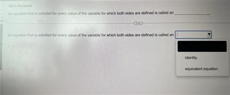 Solved Fill In The Blank An Equation That Is Satisfied For Chegg