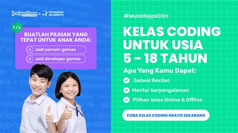 Kursus Coding Anak Di Algoritma Junior Jadwal Event Info Pameran Acara Promo Terbaru