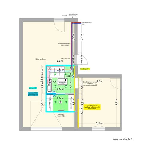 Charron Plan 7 Pièces 43 M2 Dessiné Par Domios