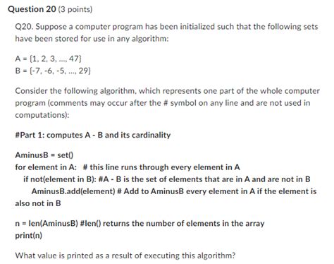 Solved Q C Define The Sets A And B As Shown Find AB Chegg Com