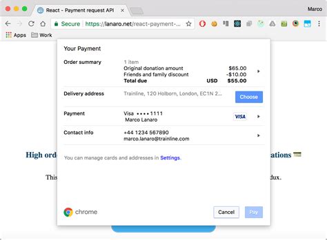 payment request api with react codeburst