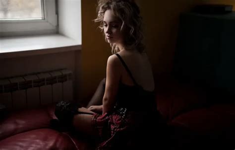 Wallpaper Stockings Legs Skirt Andrey Frolov For Mobile And Desktop