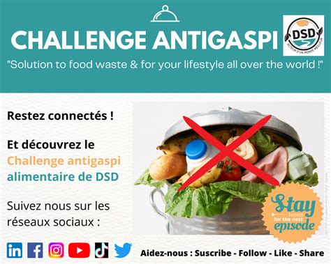 Rejoindre Léquipe Du Challenge Antigaspi Dsd Et Participer Au Projet