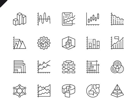 Premium Vector Simple Set Of Charts And Diagrams Related Vector Line