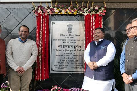 Imran Hussain Inaugurates Office Complex Of Landm Dept The Statesman
