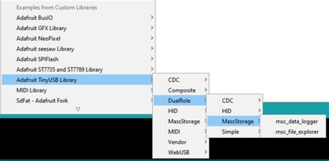 Arduino Data Logger Example Adafruit Usb Host Featherwing With Max3421e Adafruit Learning System