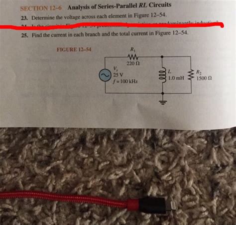 Solved Determine The Voltage Across Each Element In Figure