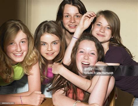 Smiling Group Of Girls