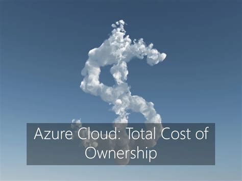 Azure Cloud Total Cost Of Ownership 2025