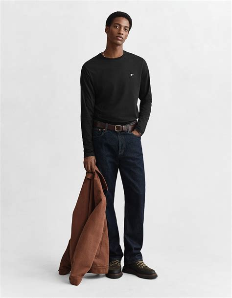 Gant Shield Long Sleeve T Shirt David Jones