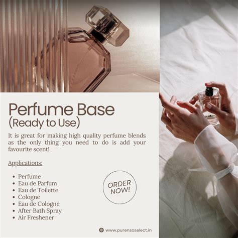 Buy Perfume Bases Online Premium Fragrance Notes For Lasting Scents Purenso Select
