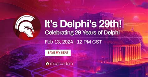 WEBINAR Delphi S 29th Anniversary Grey Matter WEBINAR Delphi S