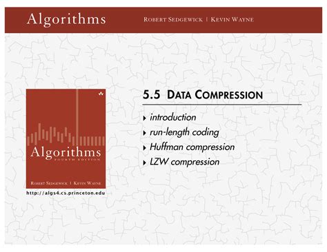 5 Chapter 5 For Cs214 ROBERT SEDGEWICK KEVIN WAYNE F O U R T H E D I T I O N Algorithms H