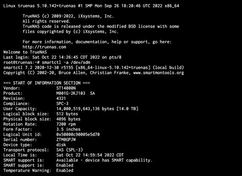 Disk Failing Rtruenas