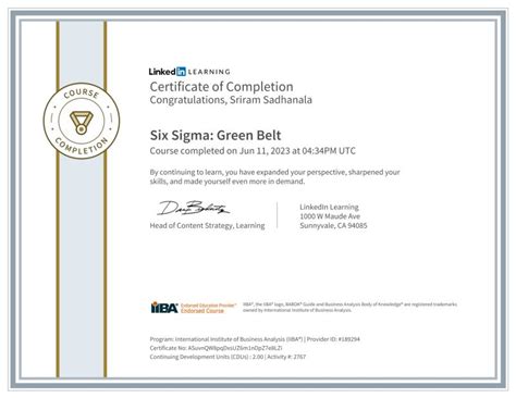Sriram Sadhanala On Linkedin Certificate Of Completion