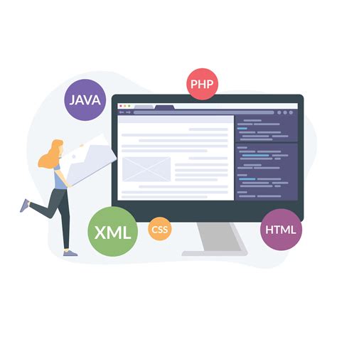 Web Design Illustration Useable For Both Web Or Mobile App Design