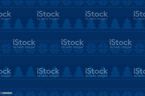 크리스마스 트리와 눈송이 장식 겨울 휴일 픽셀 패턴 블루 컬러의 그늘에 벡터 원활한 휴일 디자인 배경 크리스마스에 대한 스톡