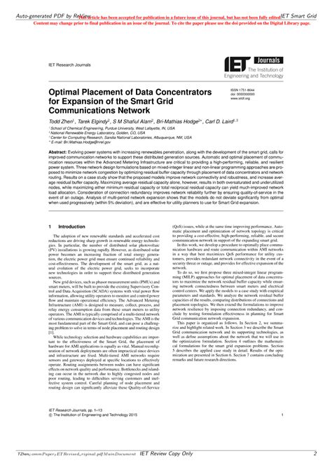 Pdf Optimal Placement Of Data Concentrators For Expansion Of The