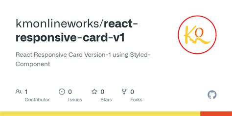 GitHub Kmonlineworks React Responsive Card V React Responsive Card Version Using Styled