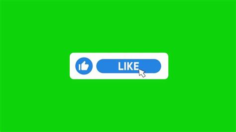 Elegant Youtube Like Button Animation 11779802 Stock Video At Vecteezy