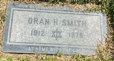 Rev Oran Henry Smith 1912 1978 Find A Grave Memorial