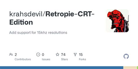 GitHub Krahsdevil Retropie CRT Edition Add Support For Khz Resolutions