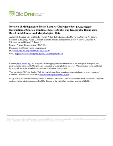 Pdf Designation Of Species Candidate Species Status And Geographic