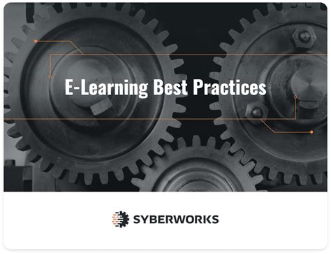 E Learning Best Practices Syberworks