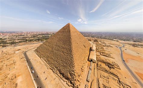 Aerial View Of The Great Pyramids Of License Image 14417832