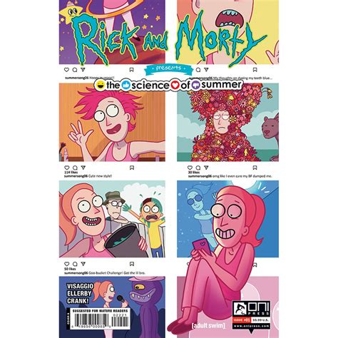 Комикс Rick And Morty Presents The Science Of Summer Volume 1 1 Allnats Cover 850900
