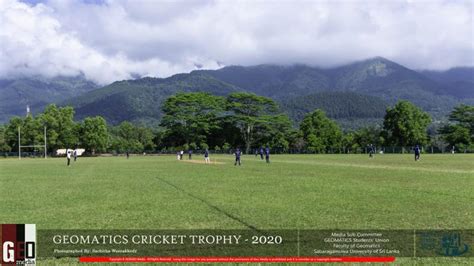 Indula Karunathilaka On Linkedin Geomatics Cricket Trophy 2020